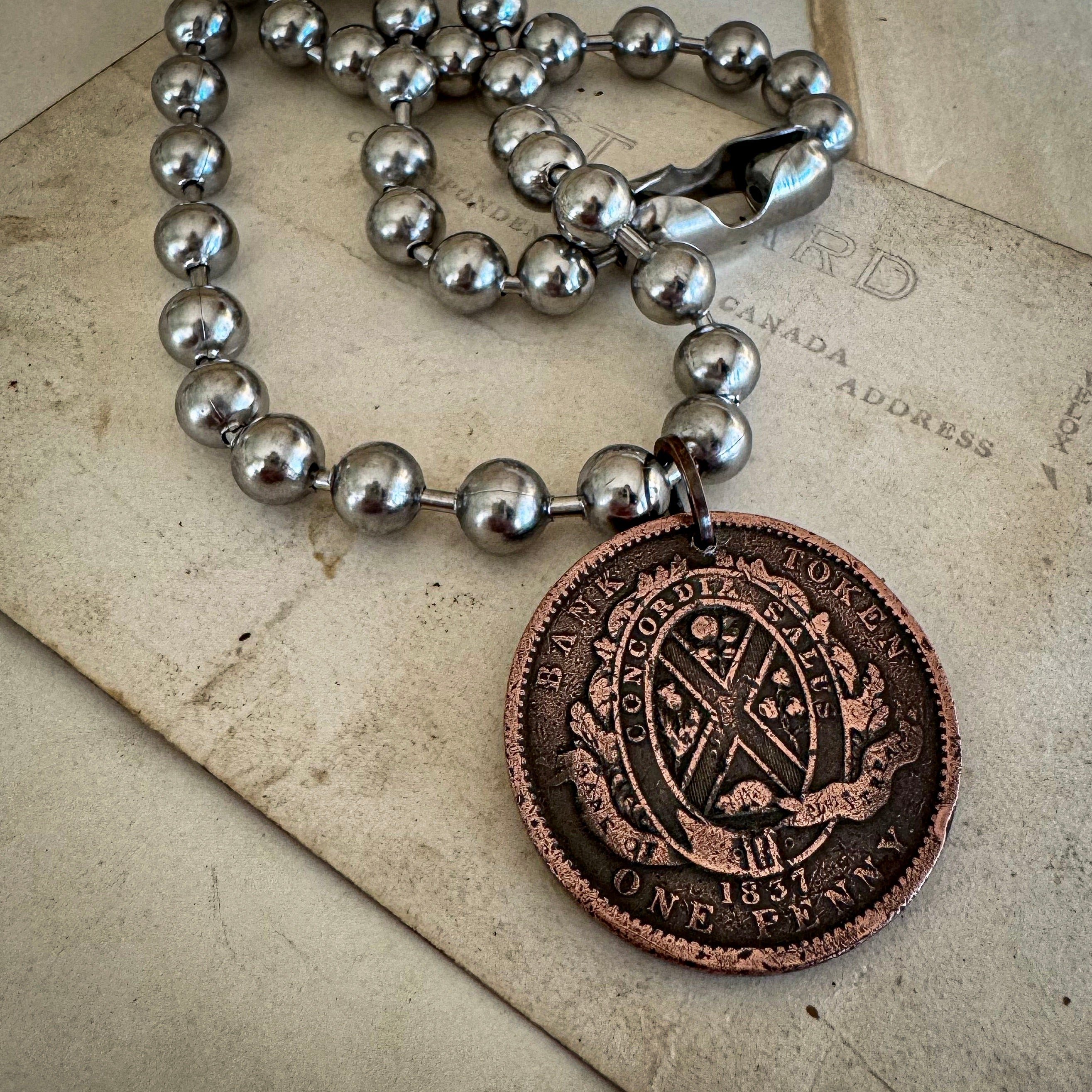 Penny Token Necklace – Hot Rocks Jewellery